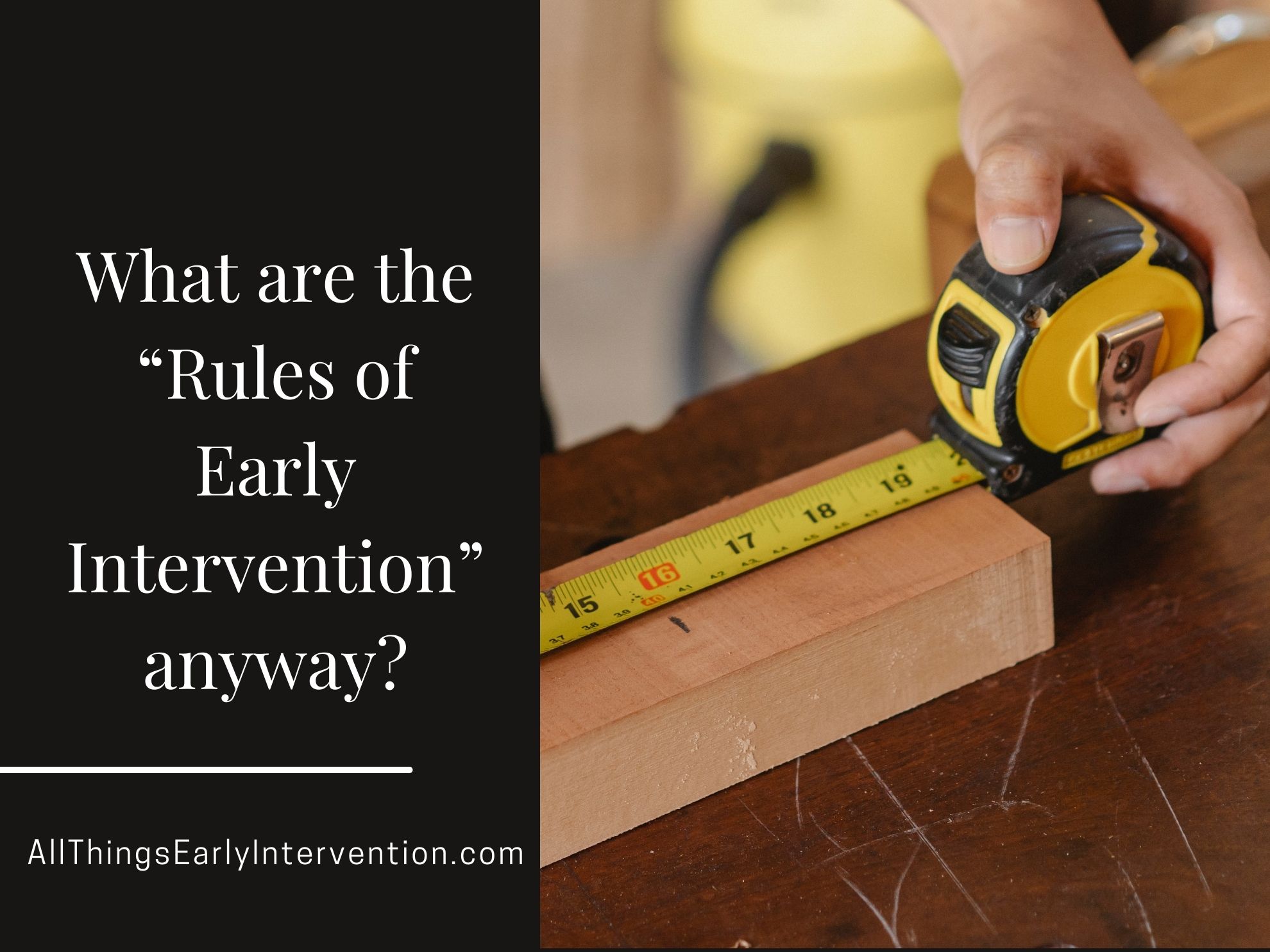 What are “The Rules of Early Intervention” anyway? – All Things Early ...