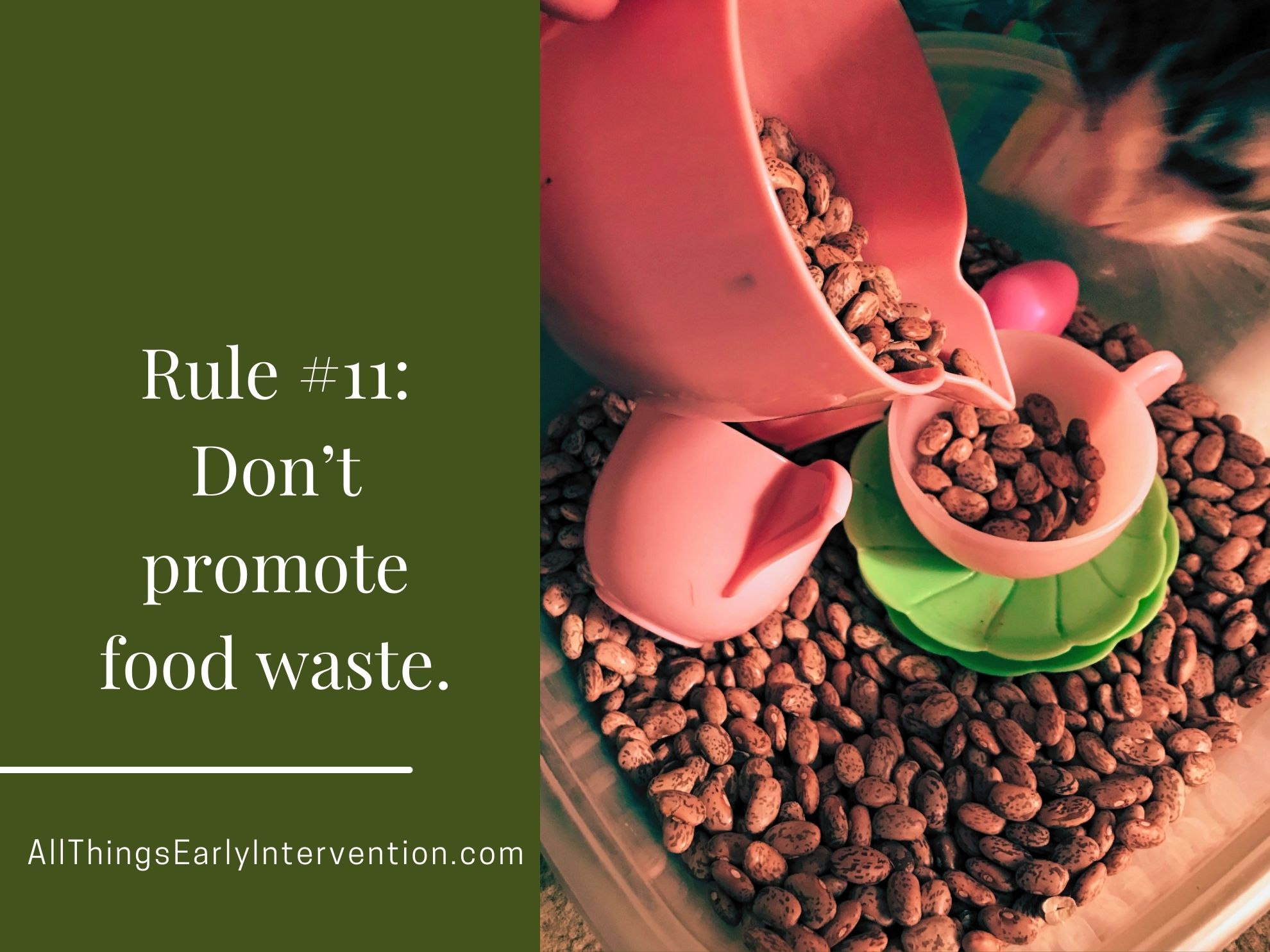 Rule 11: Don’t promote food waste. – All Things Early Intervention
